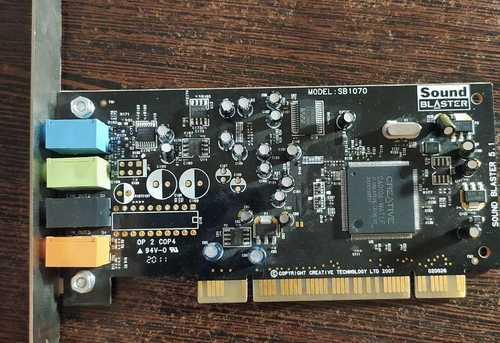 Звуковая карта sound blaster sb1070