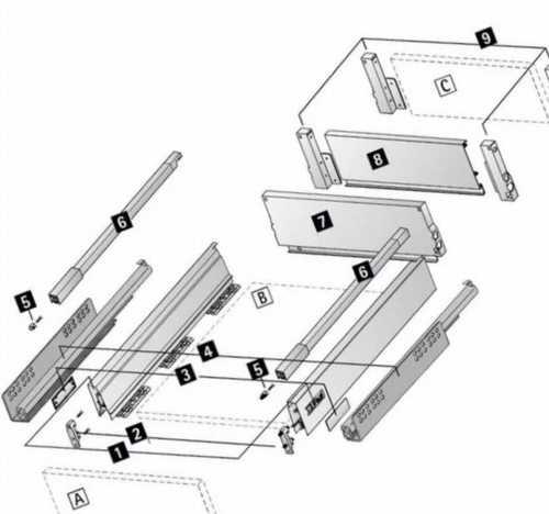 Фурнитура для ящиков Hettich