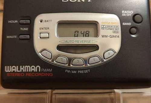 Кассетный плеер Sony walkman WM-GX414