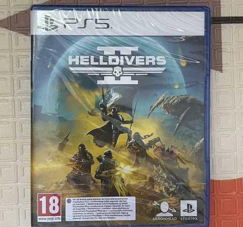 Helldivers 2 ps5 диск новый