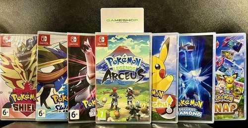 Игры серии Pokemon Nintendo Switch