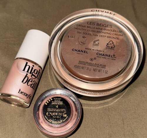 Cle de peau румяна,benefit,chanel,sisley