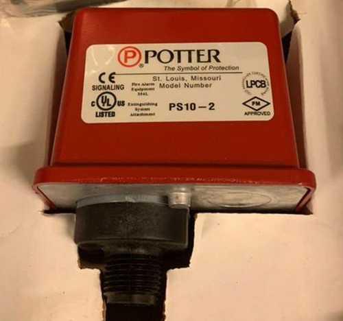 Potter PS10-2, PS10, сигнализатор, реле давления