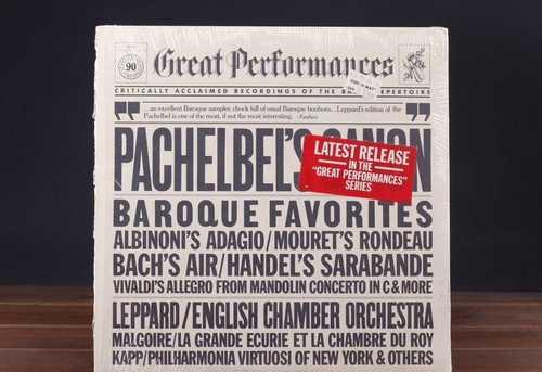 Baroque Favorites - CBS Great Performances LP 1983