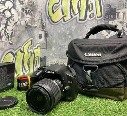 Canon 500D kit 18-55 mm 3.5-5.6 IS 45.000 кадров