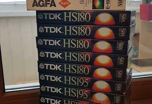 Видеокассеты VHS запечатанные новые TDK