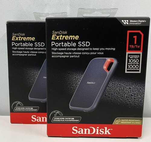 Новый SanDisk 1TB Extreme Portable SSD V2 Black sd