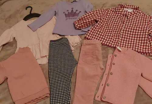 Комплект рубашка и брюки zara для девочки р.98