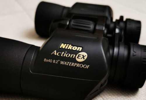 Бинокль Nikon 8x40 Action EX WP CF