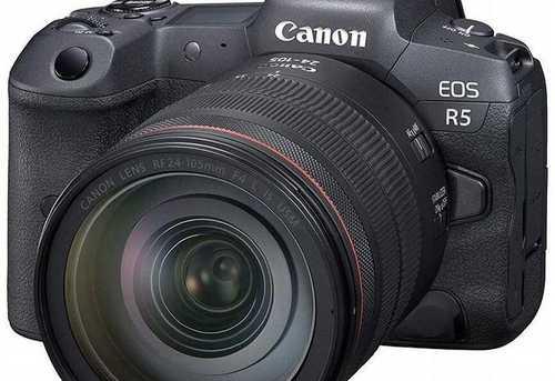 Фотоаппарат Canon EOS R5 Kit RF 24-105mm F4L IS US