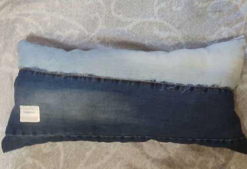 Подушка диванная джинсовая