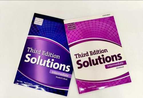 Solutions intermediate Student's book+Workbook+CD