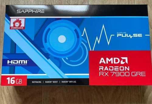 Новая видеокарта AMD radeon RX 7900 GRE 16GB