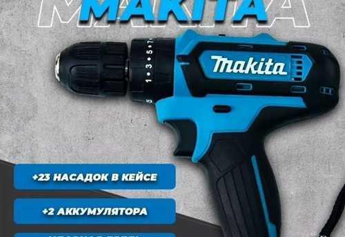 Аккумуляторная дрель шуруповерт makita