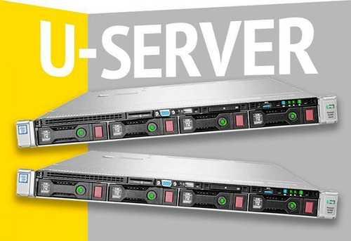 Сервер для 1С HP DL360 G9 4*3.5" 2*2667v4 128Gb P4