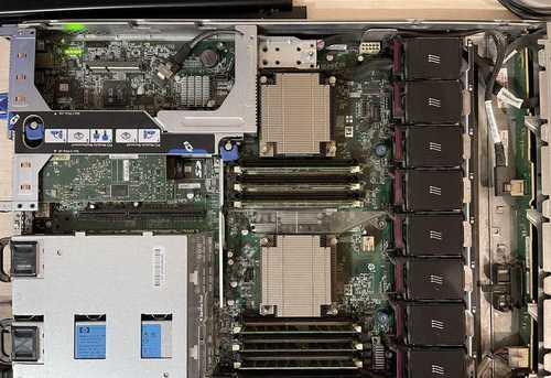 Сервер hp proliant dl360e gen8 xeon 2450L 80gb ram