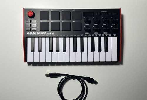 Midi-клавиaтуpa 25 клавиш Akai MPK Mini MK3