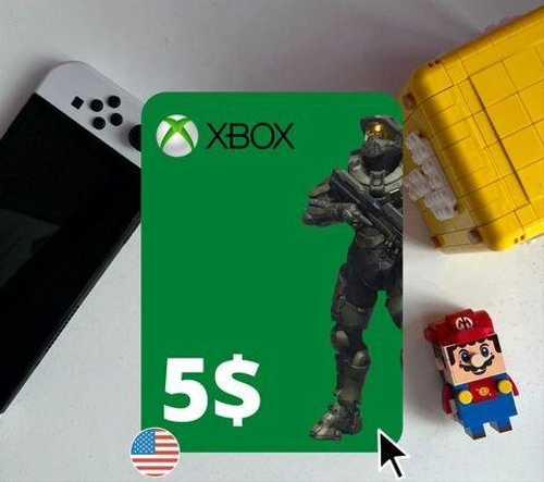 Карта пополнения Xbox US 5-100 USD