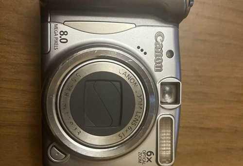Компактный фотоаппарат canon powershot a720