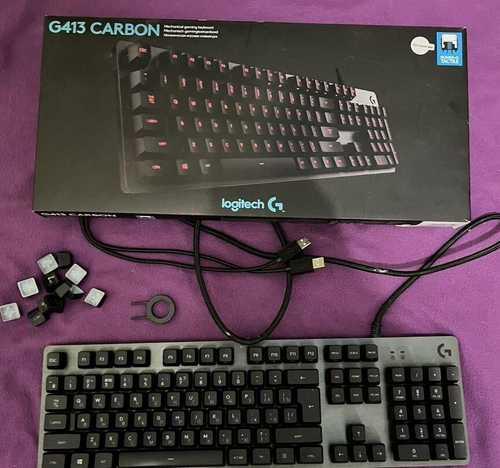 Игровая клавиатура Logitech g413 carbon