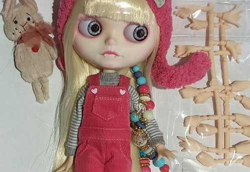 Кукла блайз blythe кастом Клыкастик