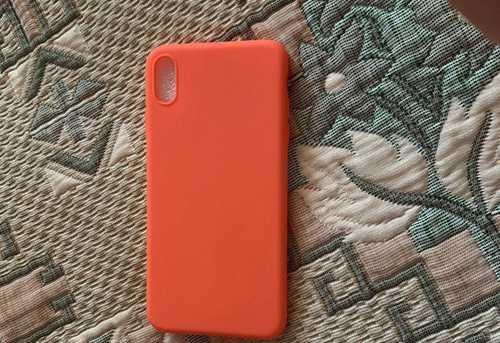 Чехол на iPhone XS max оранжевый