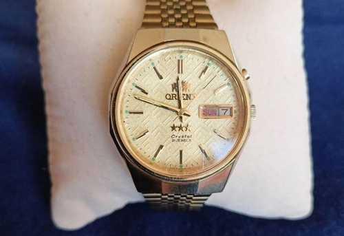 Часы orient 3 звезды с граненым стеклом