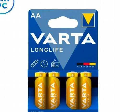 Батарейки AA Varta Long Life 4шт