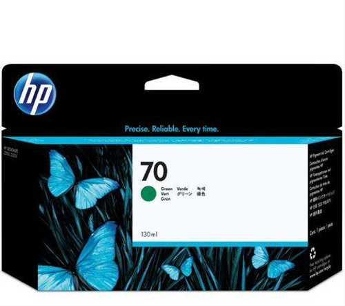Картридж HP 70, C9457A зелёный (техупаковка)