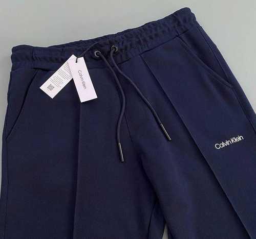 Спортивные штаны calvin klein со стрелками синие