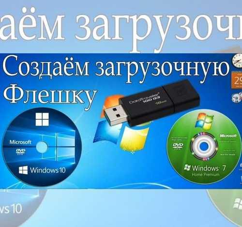 Загрузочная флешка windows 11 10 7