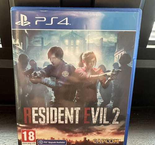 Диск Resident Evil 2 Remake для PS4/PS5