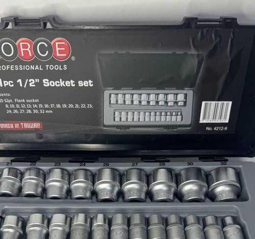 Набор головок 1/2" 21 шт. force (9556)
