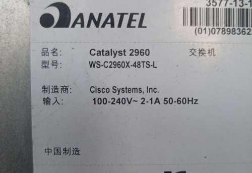 Cisco catalyst 2960-x Series