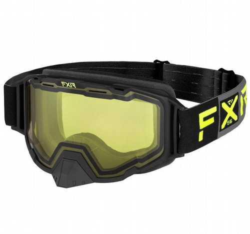 Очки FXR Maverick без подогрева Black/Charcoalcoal/Hi Vis