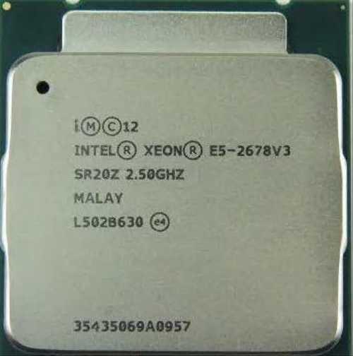 Процессор Intel Xeon E5-2678 v3 12/24x2.5GHz (Boos
