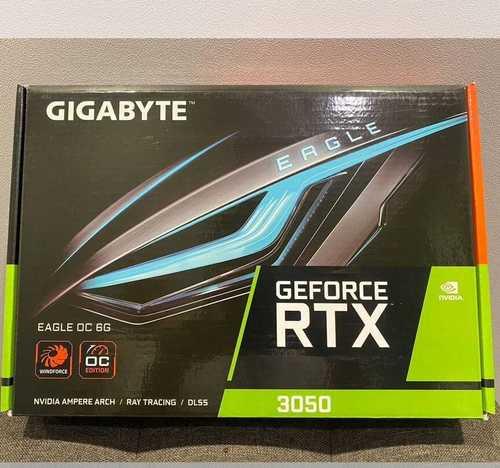 Видеокарта gigabyte GeForce RTX 3050 eagle OC