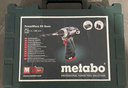 Шуруповерт metabo powermaxx bs