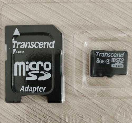 Карта памяти microsd 8gb