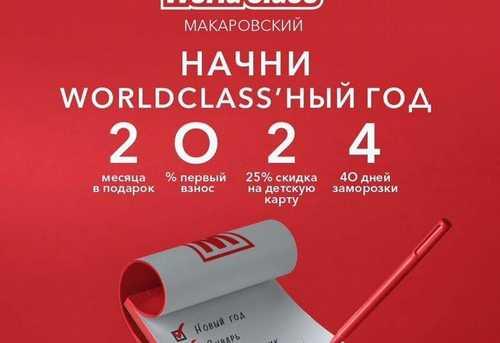 Две клубные карты World Class