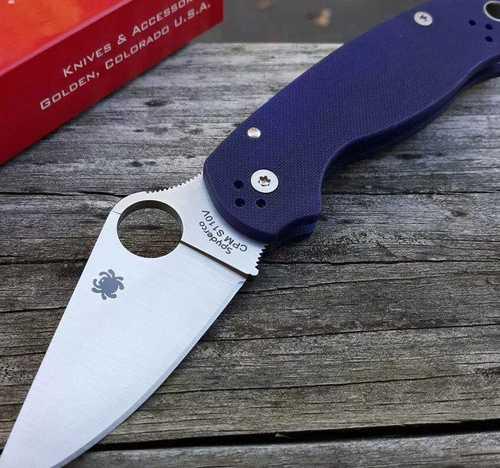 Spyderco Para 3 Dark Blue (S110V) новый нож