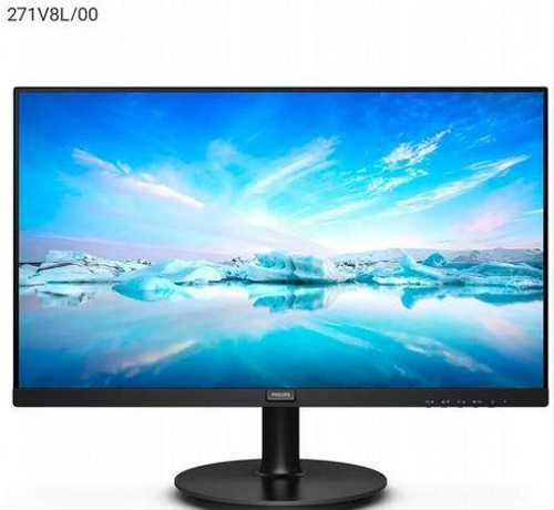 Монитор Philips 271V8L 27" VA Чёрный, 271V8L/00