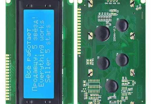 LCD дисплей 20x4 +I2C для Arduino ESP Raspberr etс