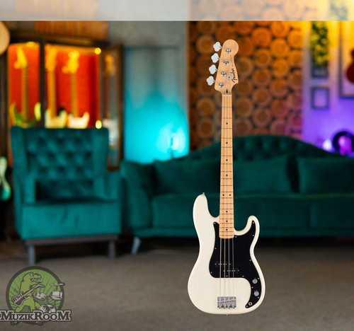 Fender Standard Precision Bass MN Olympic White