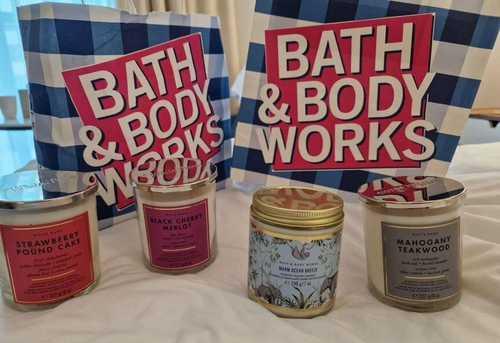 Свечи новые Bath and body works ароматические 227