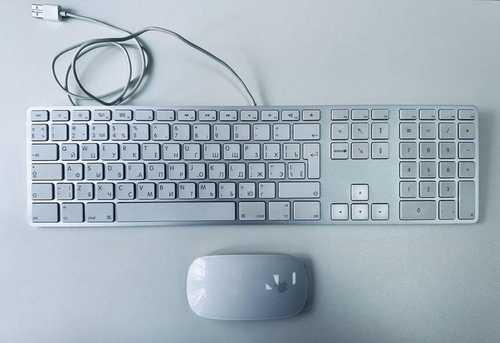 Apple USB Wired Keyboard A1243, Mouse 2 gen A1657