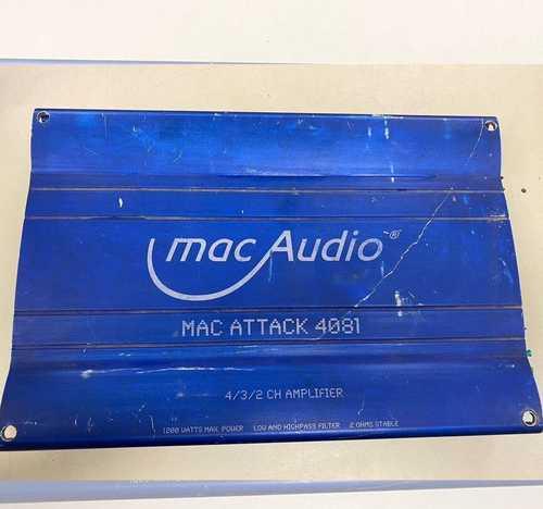 Усилитель 4х канальный Mac Audio 4081