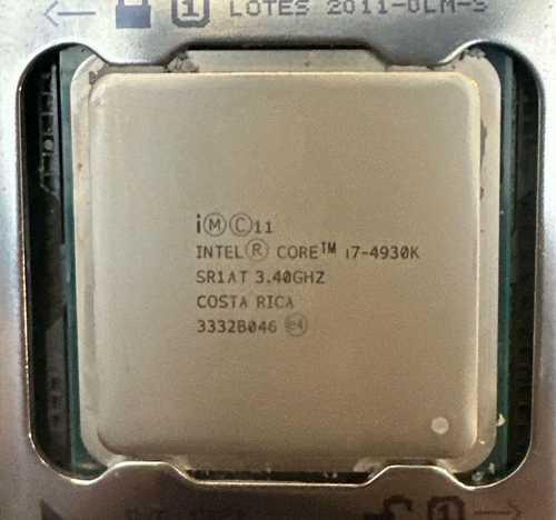 Процессор intel core i7-4930k