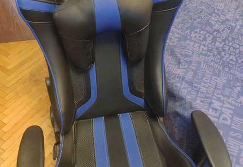 Игровое кресло AeroCool AC120 AIR, синий/черный