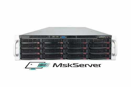 Сервер Supermicro 6037R-E1R16N 2x E5-2630v2 16Gb